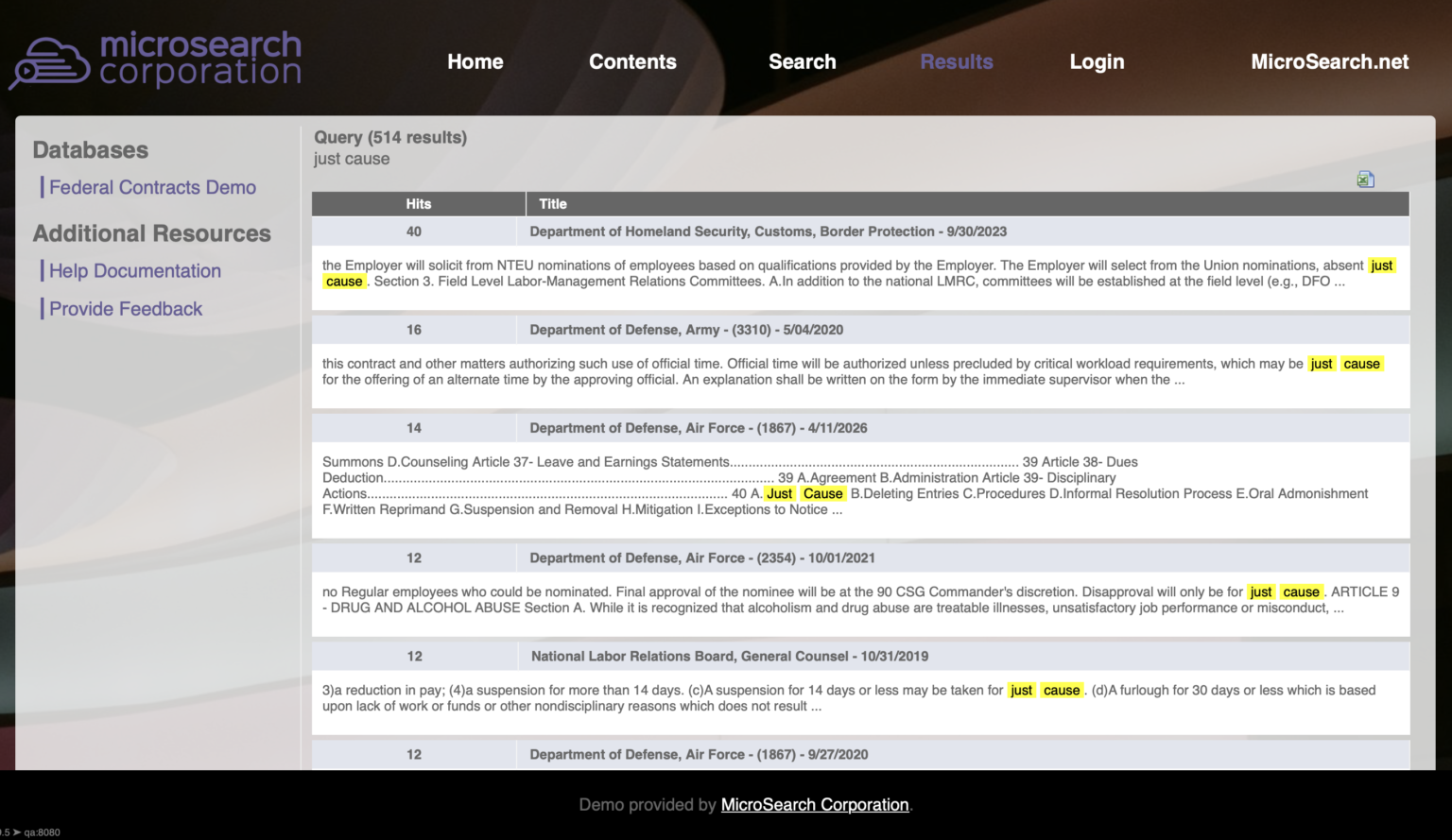 Collective Bargaining Agreements - MicroSearch Corporation